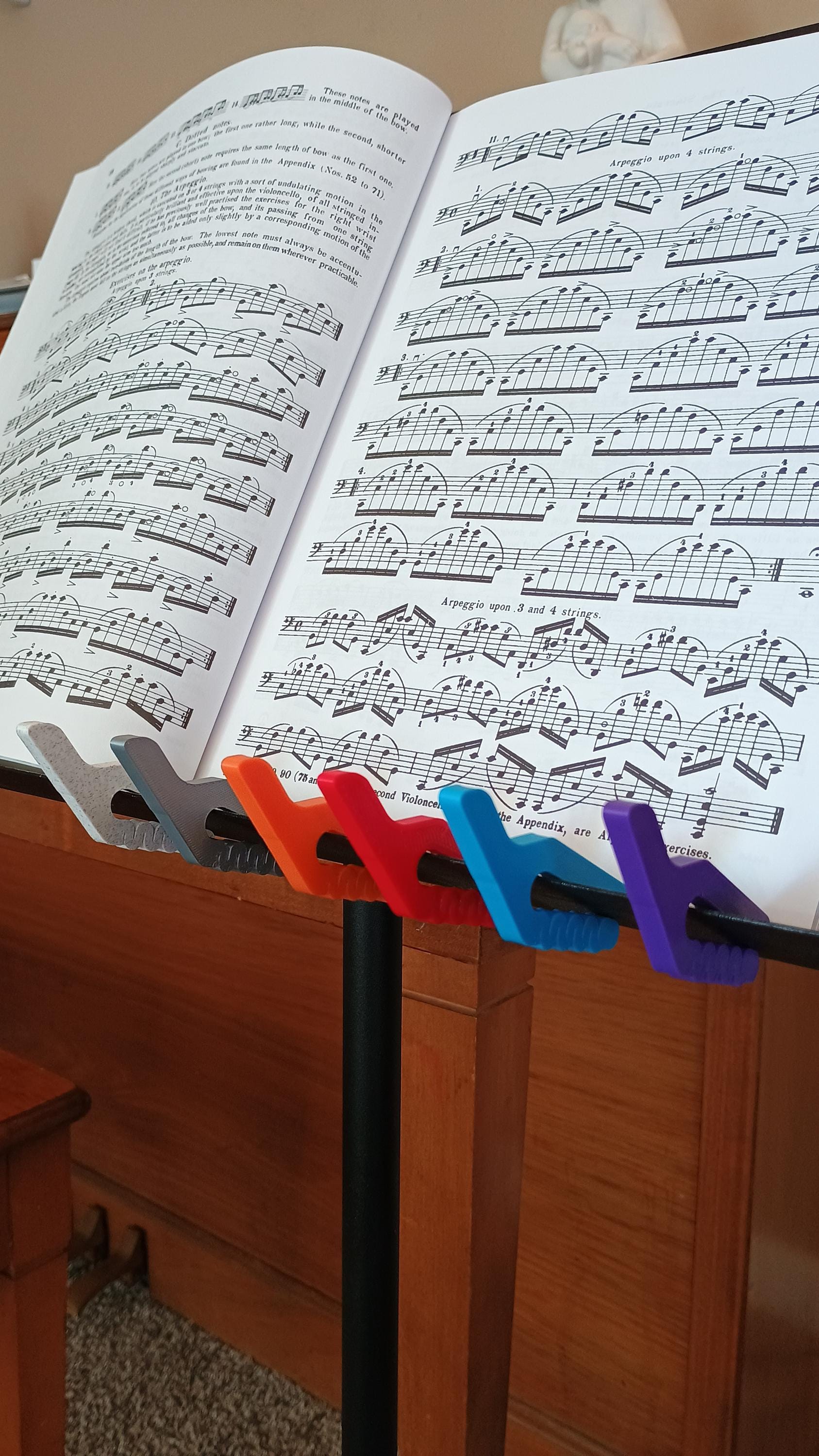Customizable Orchestra Bow Hook for Music Stand Musician Present Gift ...
