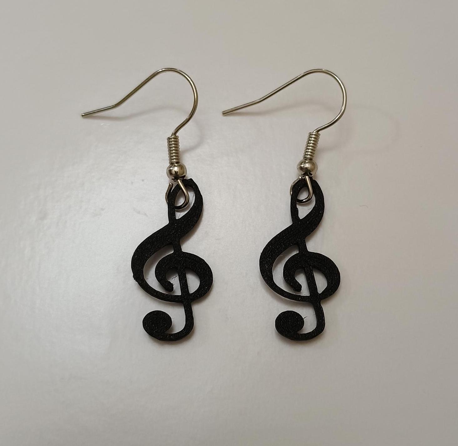 Mini Music Note Earrings Treble Clef Elementary Music Teacher Musician ...