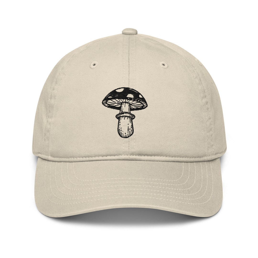 Embroidered Organic Mush Cap - Etsy