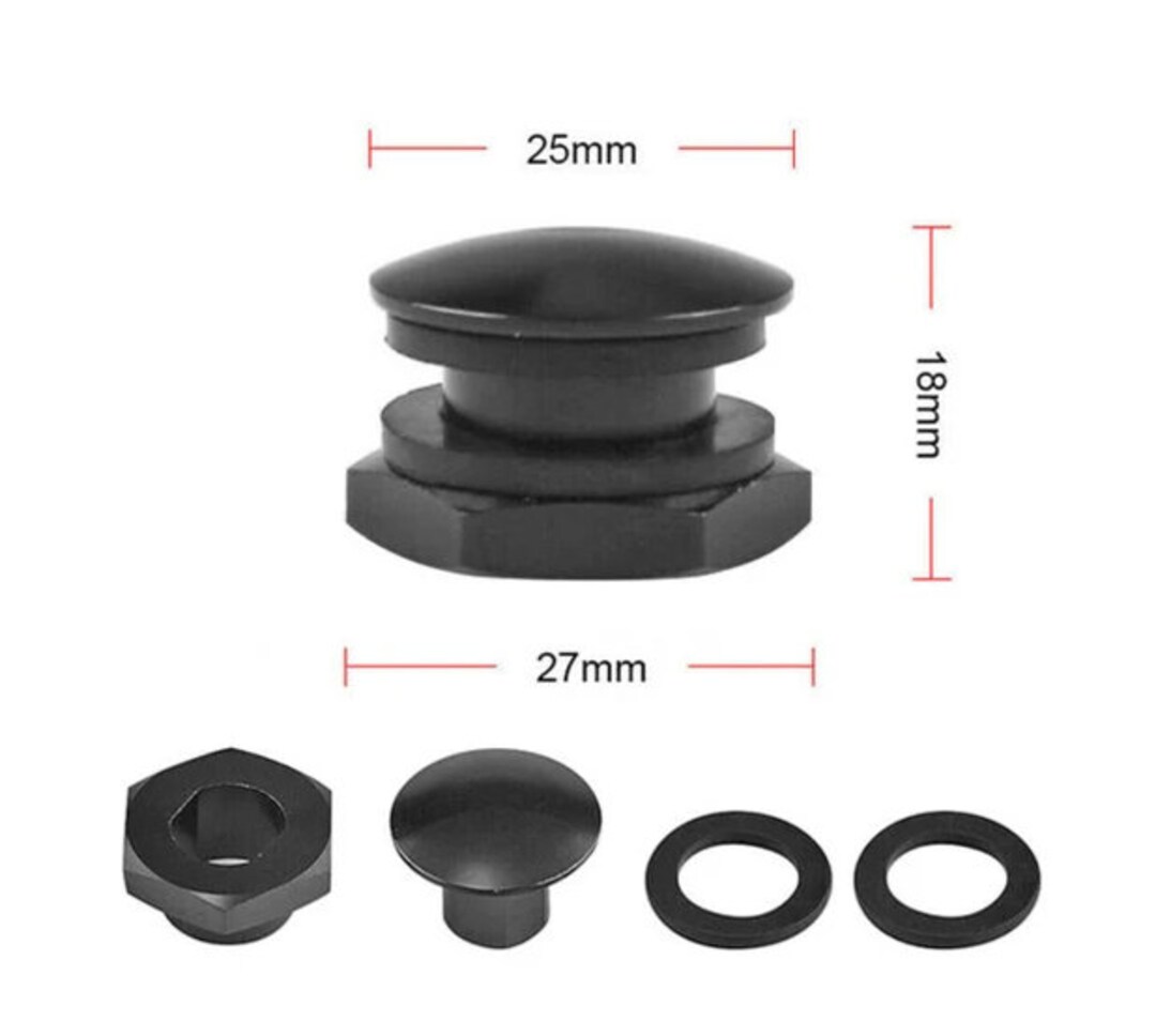 Aluminum Rear Glass Strut Hardware Kit Black Fits Honda Civic - Etsy