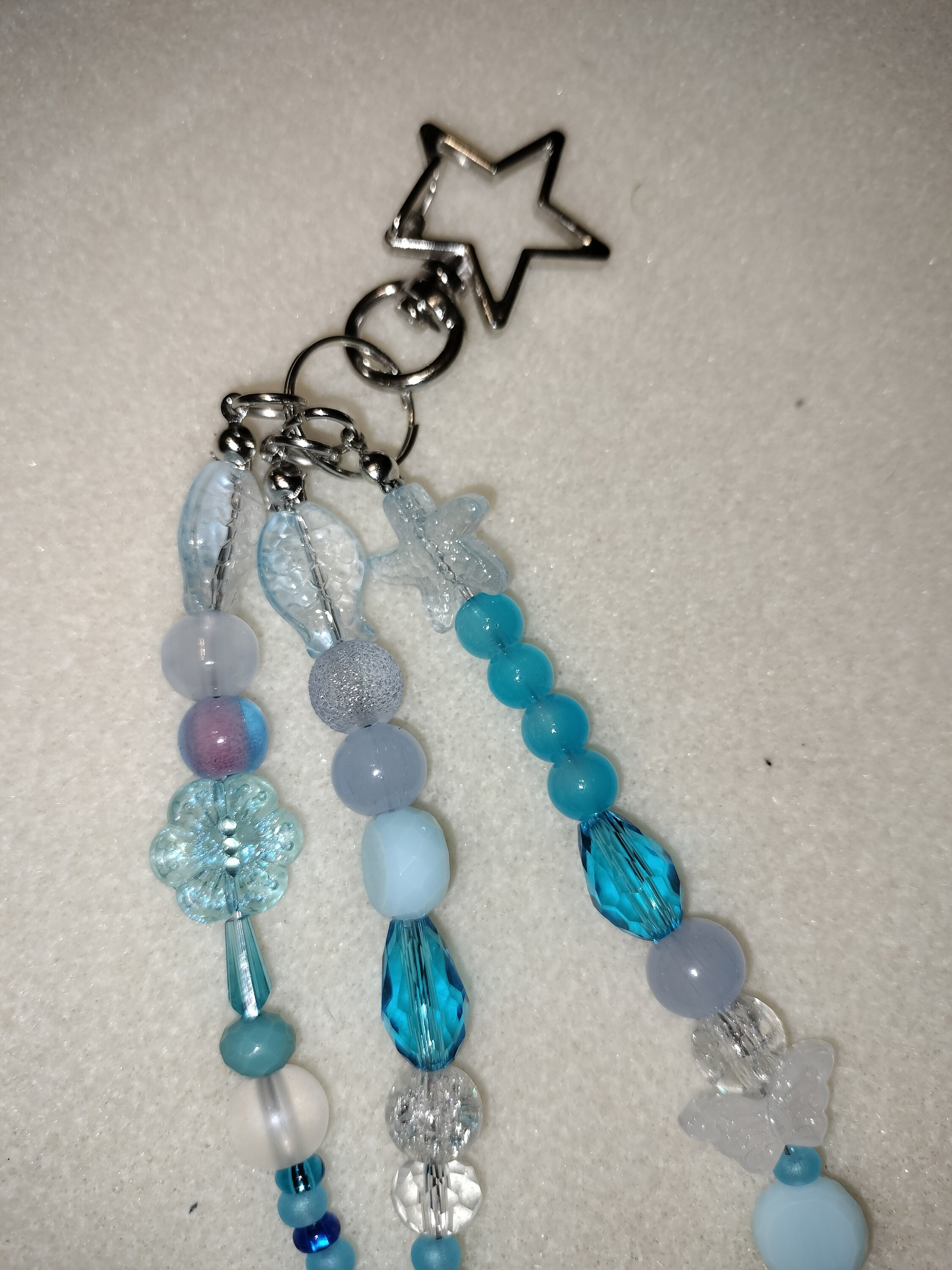 Cute Keychain | Kawaii | Blue | Charming Keychain With a Star Clasp ...