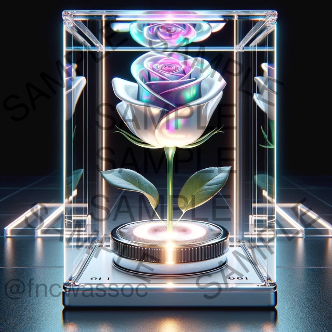Android| iPhone Wallpaper| Illuminated LED Rose in Glass Case ...