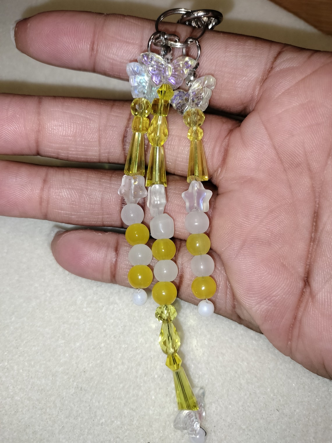 Cute Keychain | Kawaii | Yellow | Charming Keychain With a Star Clasp ...