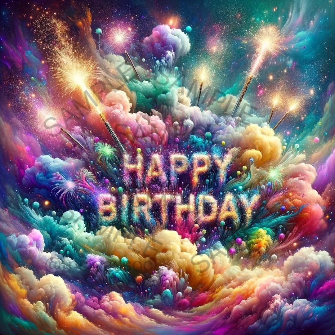 Happy Birthday Ecard, Digital Download - Etsy