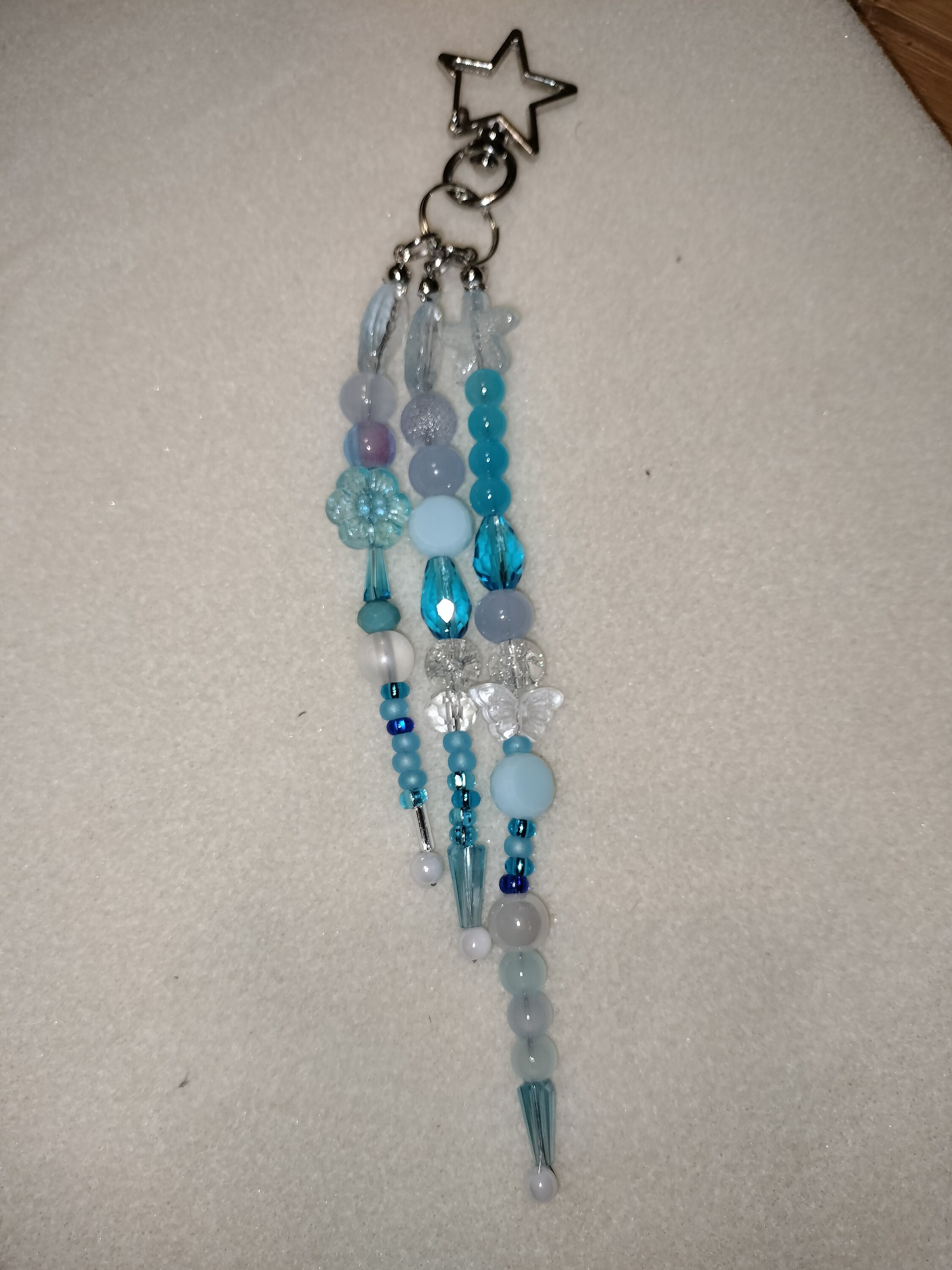 Cute Keychain | Kawaii | Blue | Charming Keychain With a Star Clasp ...