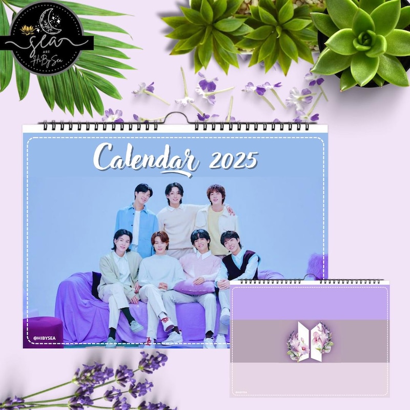 Calendario bts 2025 - Etsy México