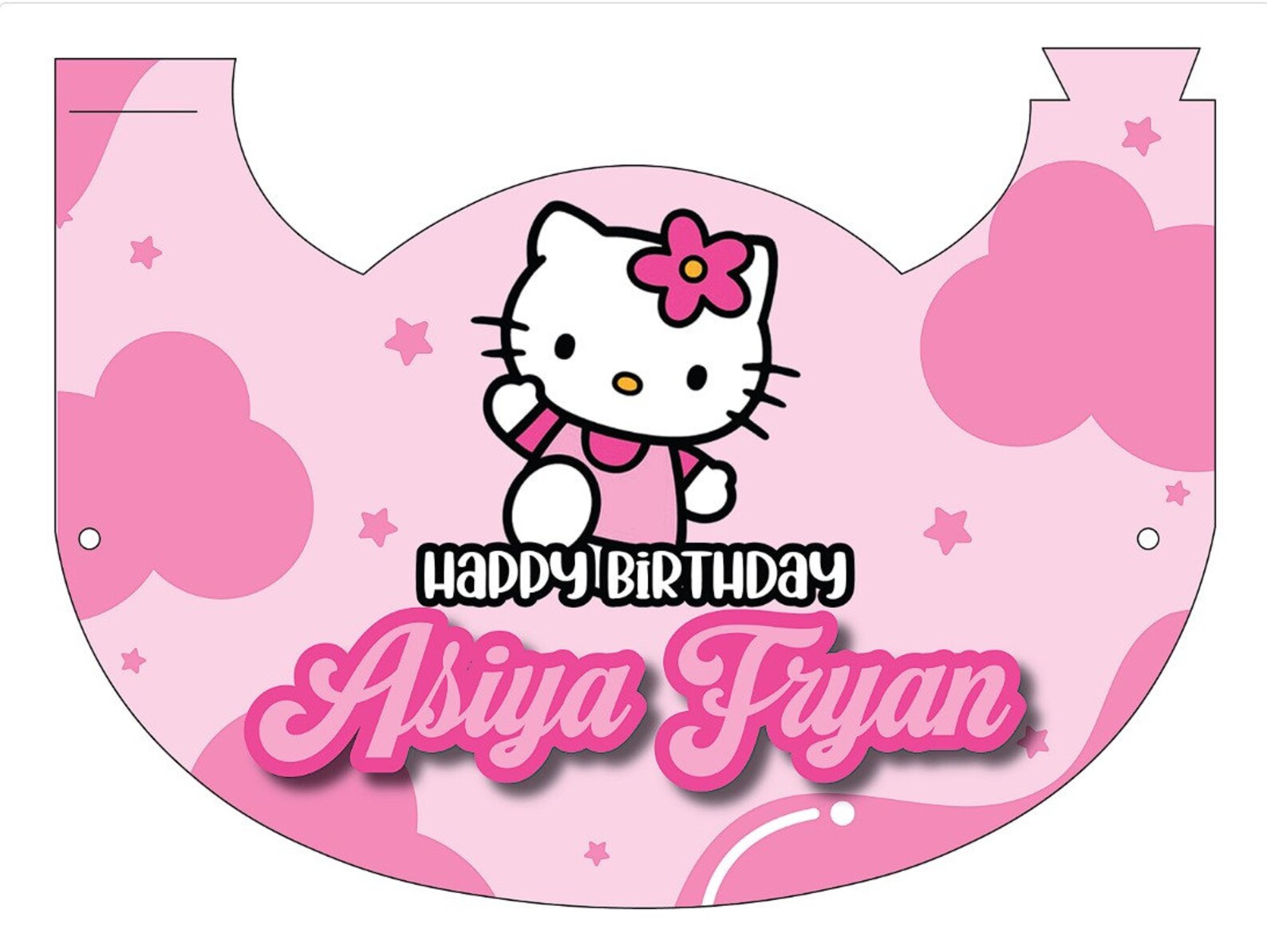 Custom Party Hat Layout Digital Copy Only Print All You Want - Etsy