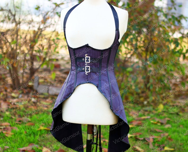 Ren Faire Underbust Plus Size Corset, Medieval Gothic Lace up Corset, Renaissance Cupless Corset ...