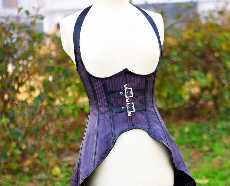 Ren Faire Underbust Plus Size Corset, Medieval Gothic Lace up Corset, Renaissance Cupless Corset ...