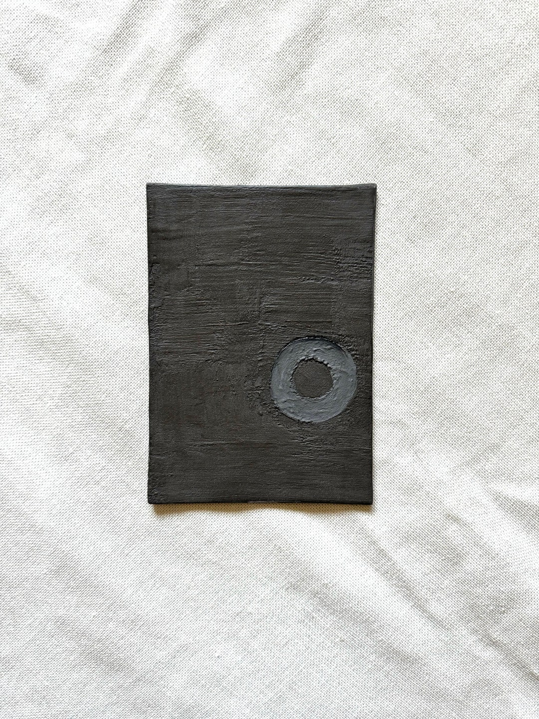 RETURN. Minimal Textured Wall Art, Plaster Wall Art, Original Painting ...