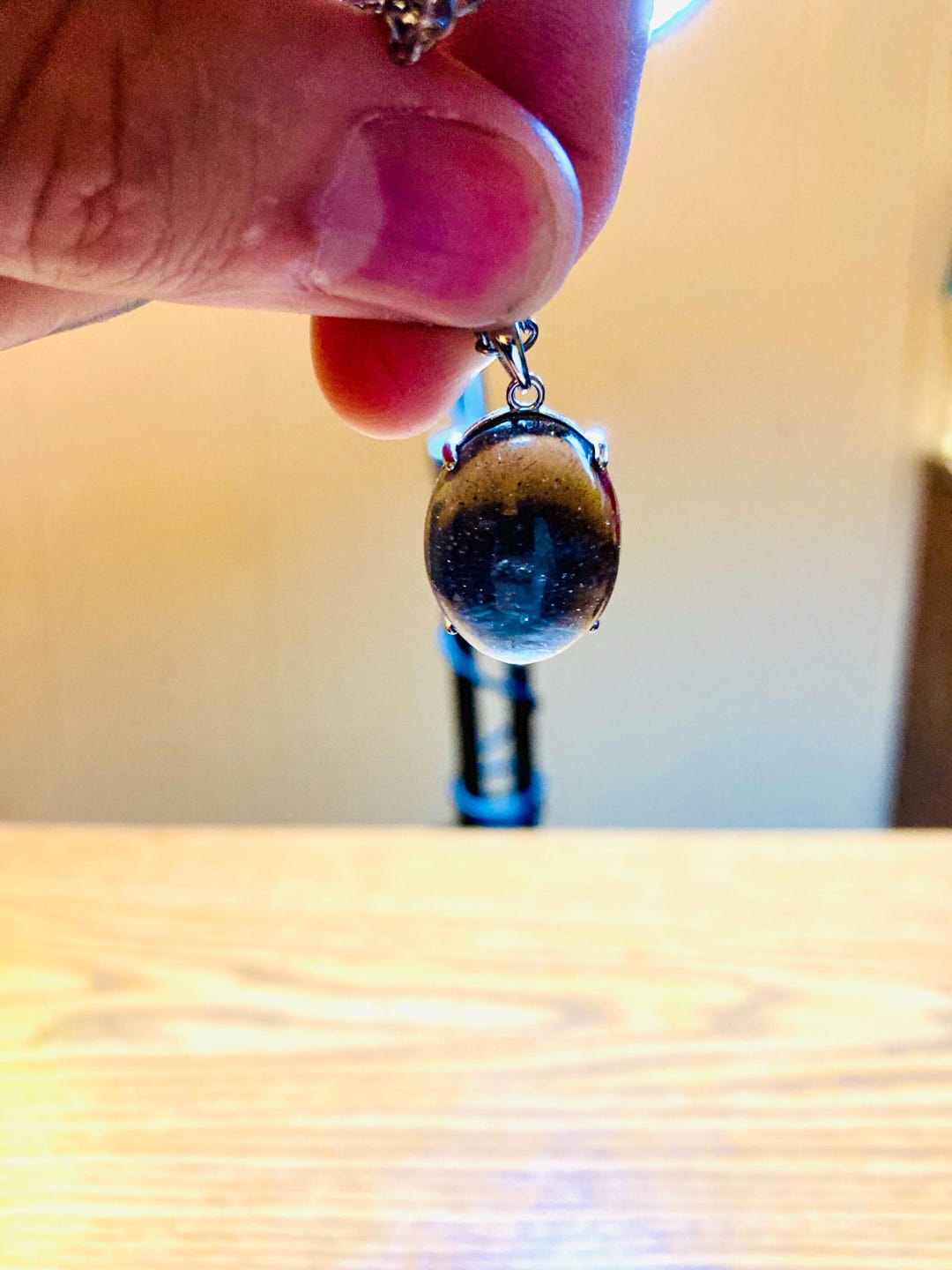 High Grade Vietnamese Tektite Pendant Necklace - Etsy
