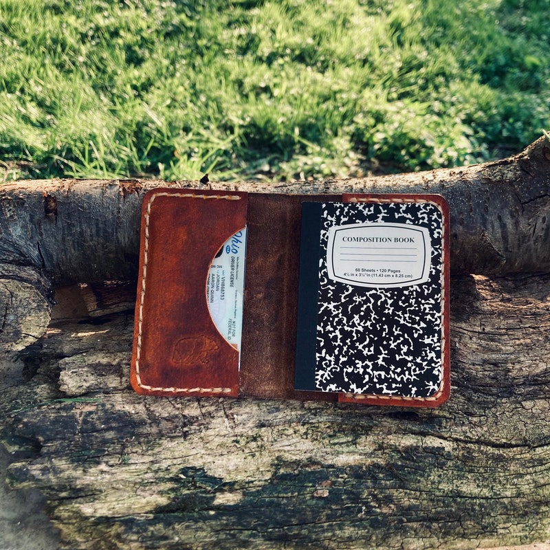 Notepad Wallet - Etsy