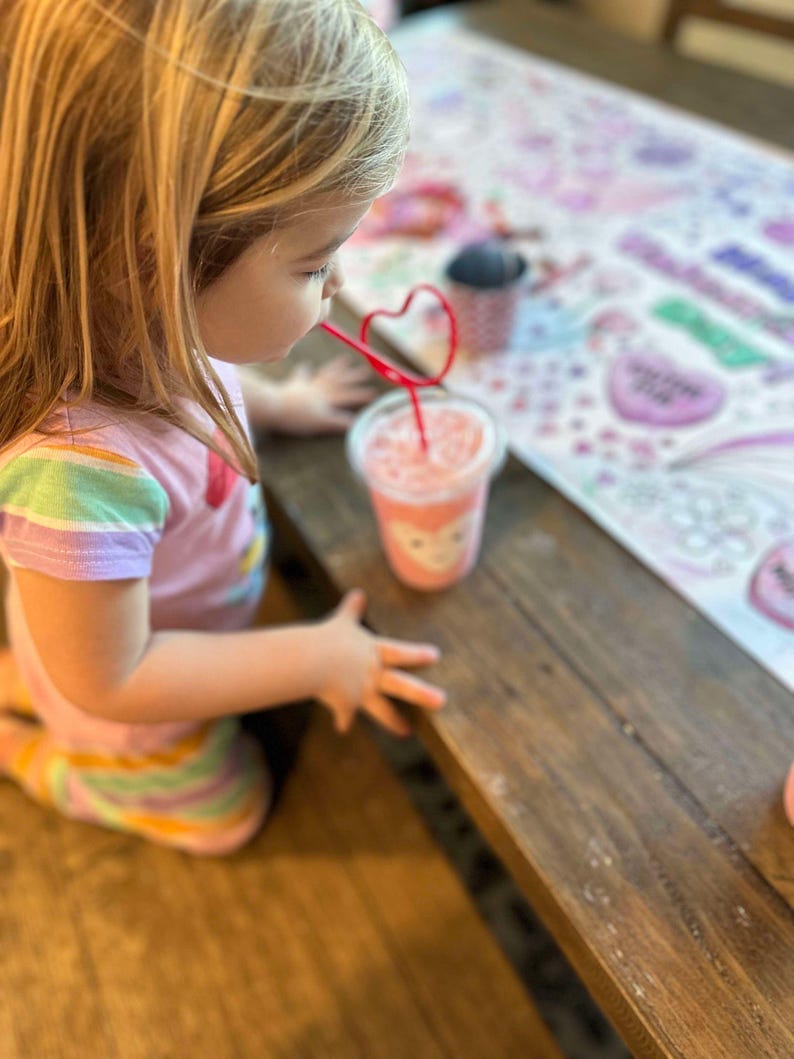 Giant Easter Coloring Table Runner, Spring Poster Page, Jumbo Happy ...