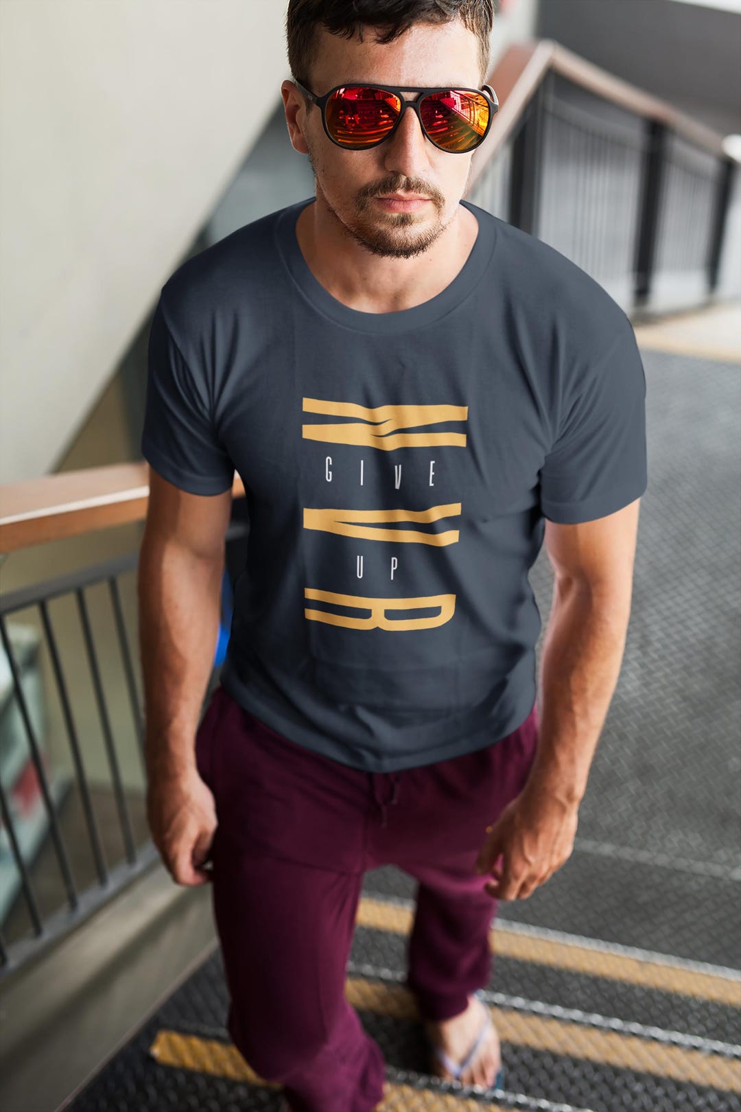 Never Give Up. Unisex Classic Dark Theme T-shirt - Etsy