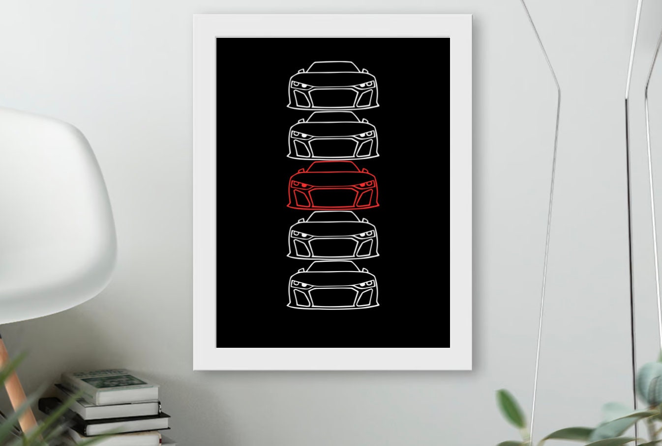 Printable Minimalist Car Digital Wall Art Instant Download Bedroom ...