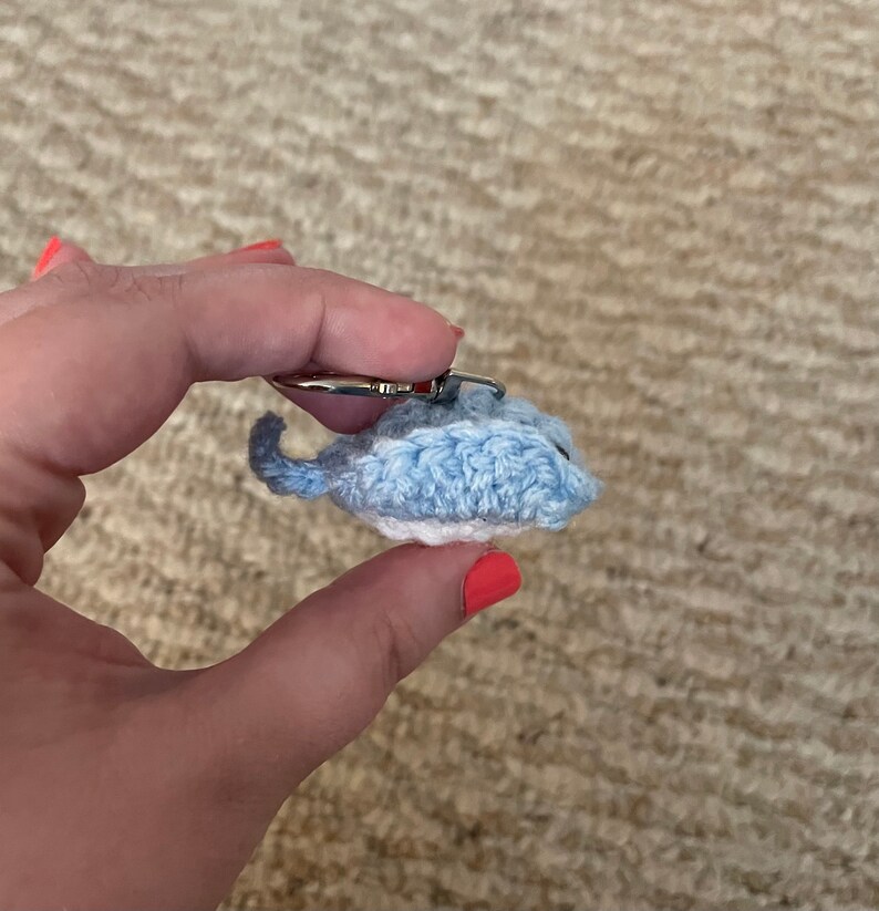 Mini Handmade Crochet Stingray Keychain - Etsy
