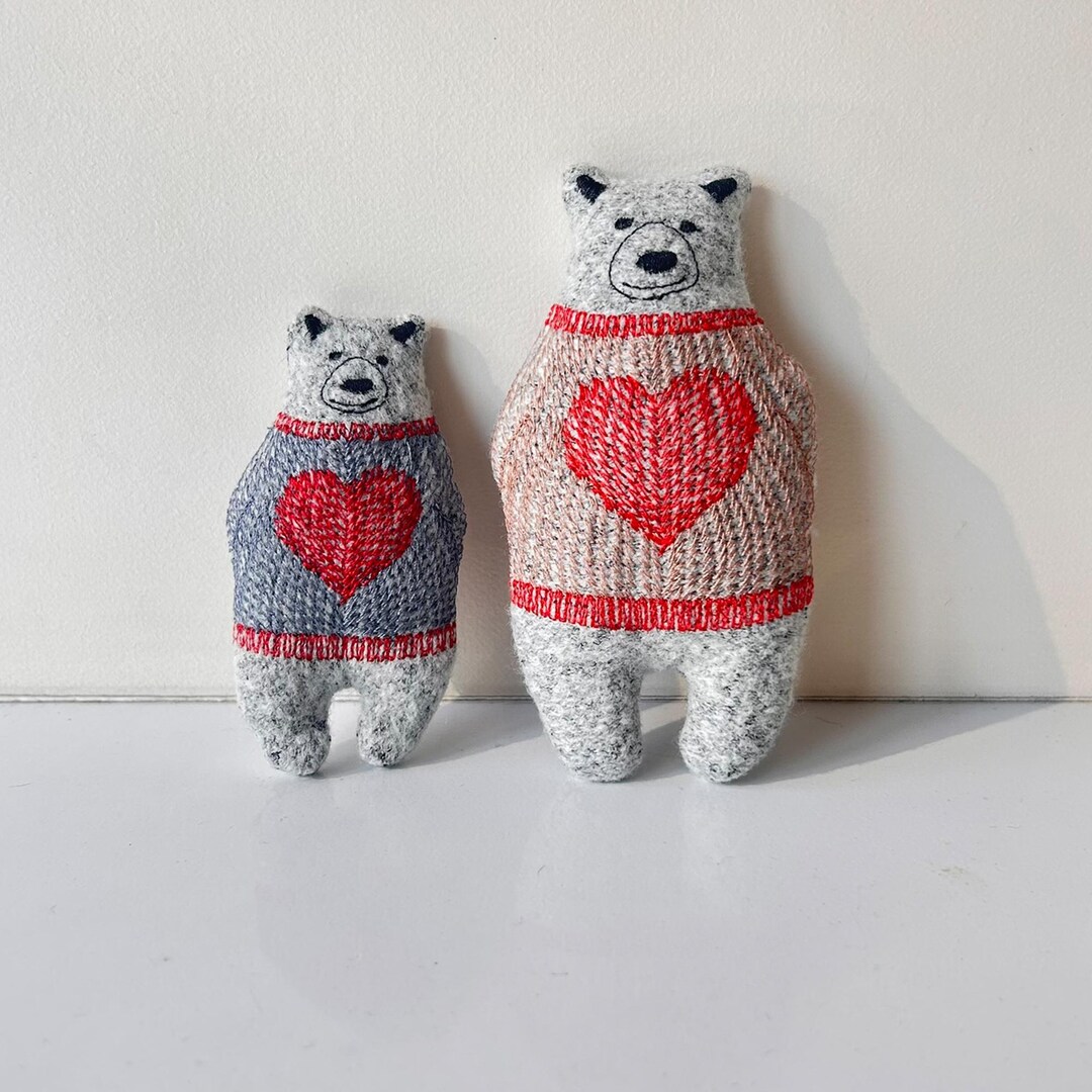 Stuffed Bear Machine Embroidery Design (DST/EXP/PES) - Etsy