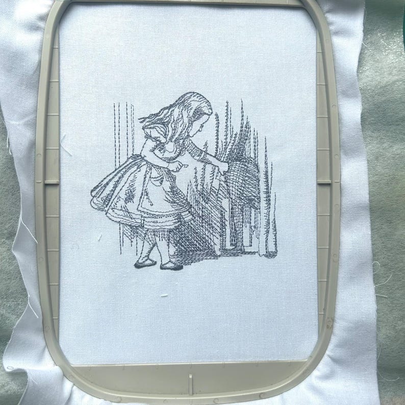 Alice’s Adventures in Wonderland Machine Embroidery Design (DST/EXP/PES ...