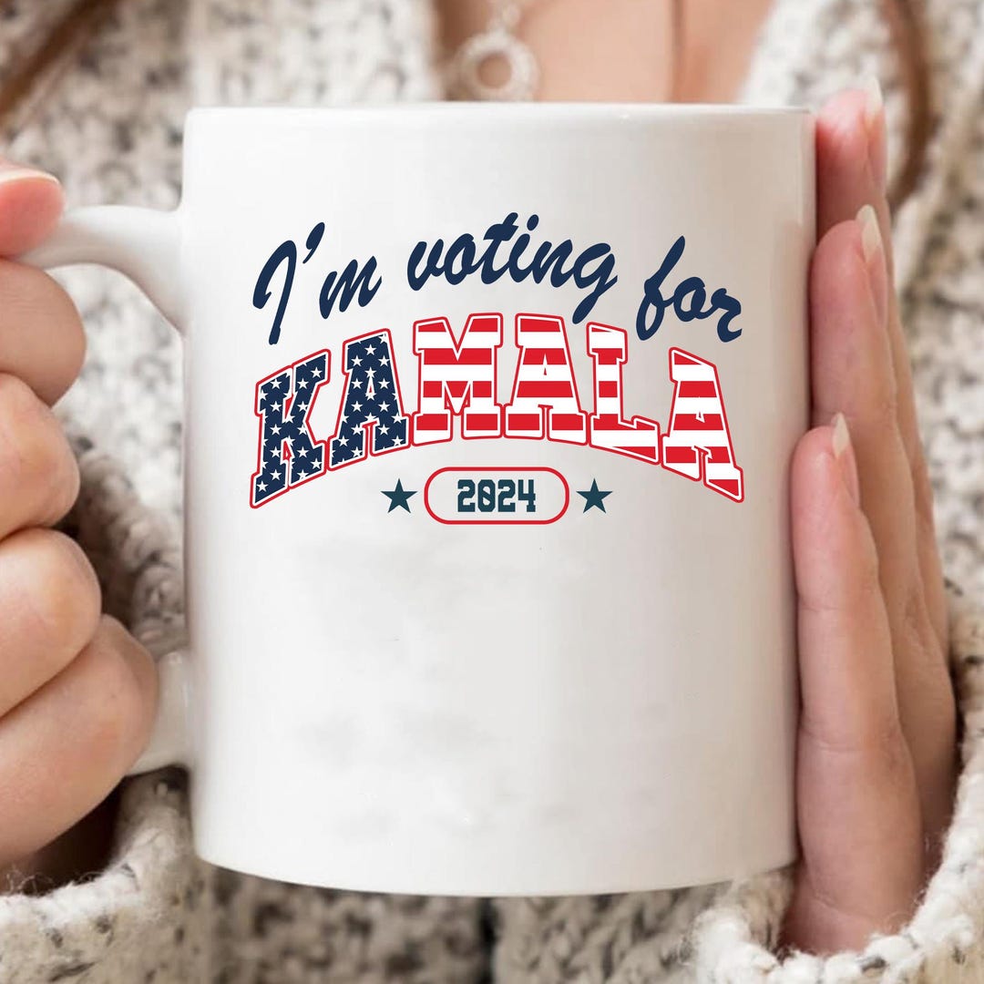 I'm Voting for Kamala Harris 2024 Coffee Mug, Herstory Mug, With ...