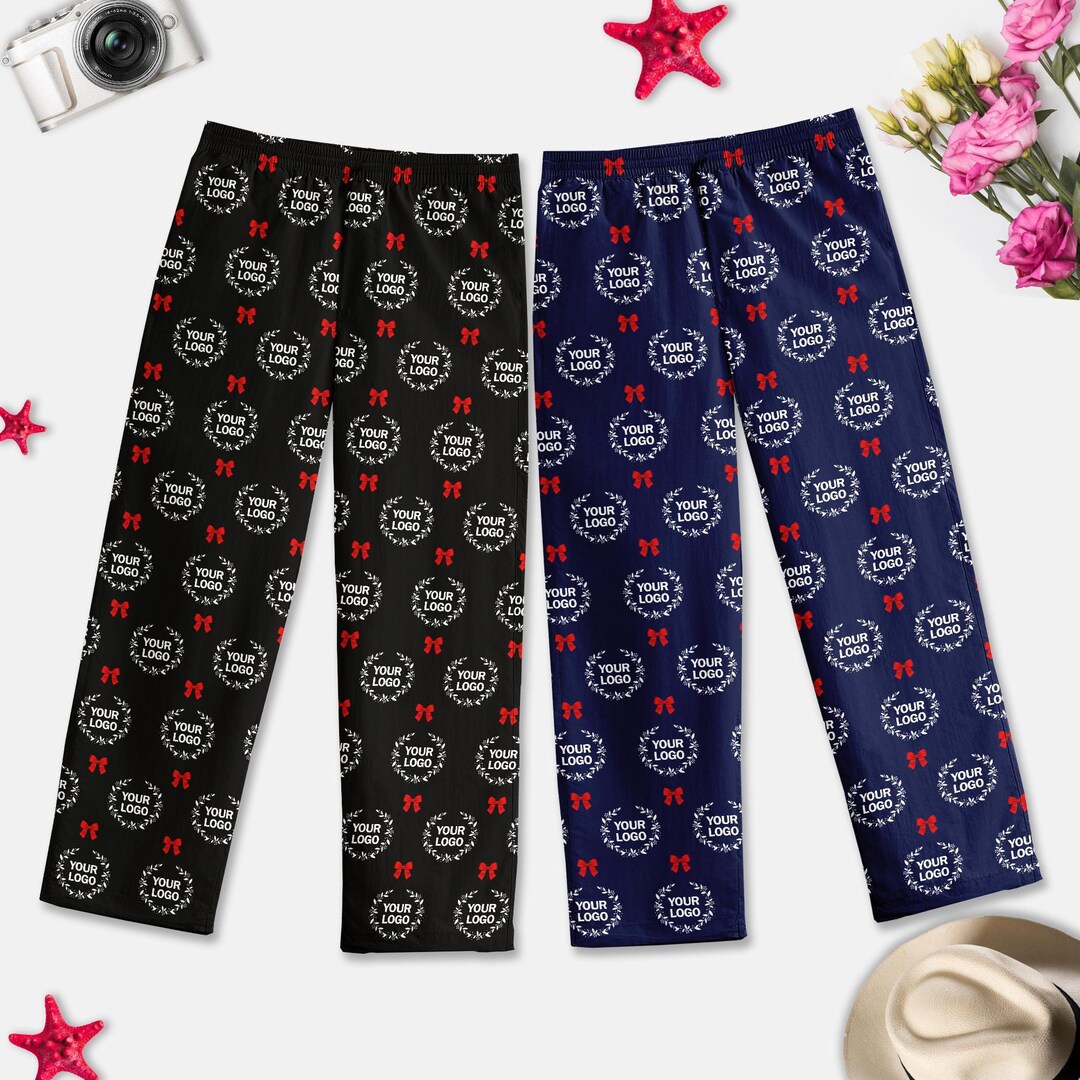 Custom Business Logo Pajamas Pants, Custom Logo Pajamas for Business ...