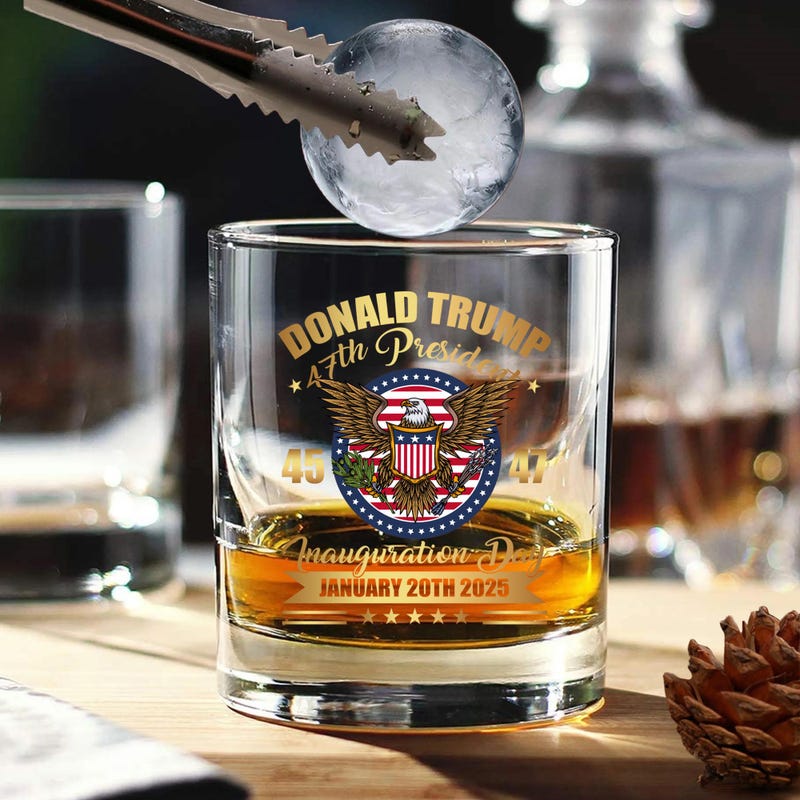 Trump Inauguration Whisky Glasses - Etsy