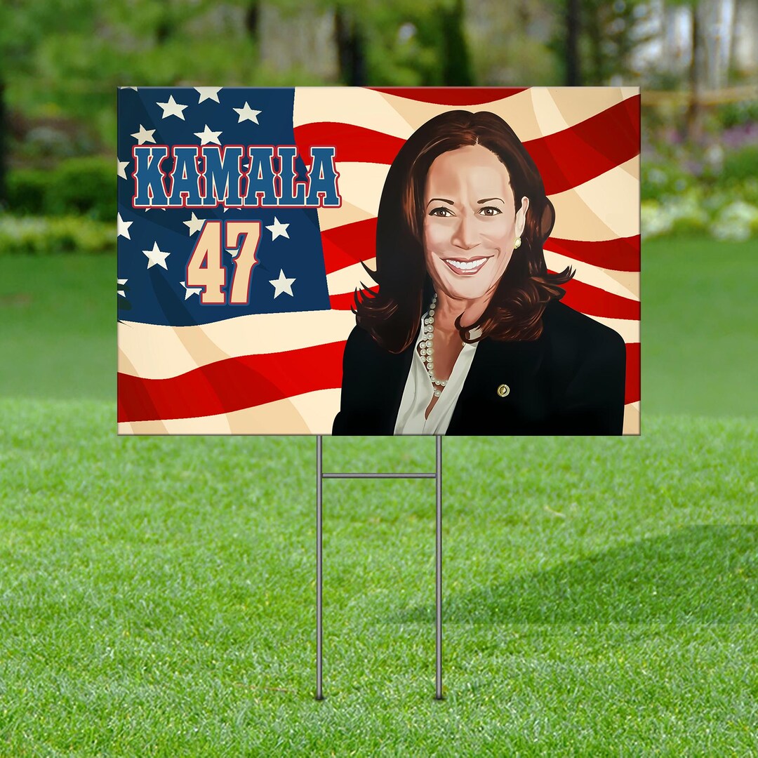 Kamala Harris for President Yard Sign, Kamala Harris 2024 Sign, Harris ...