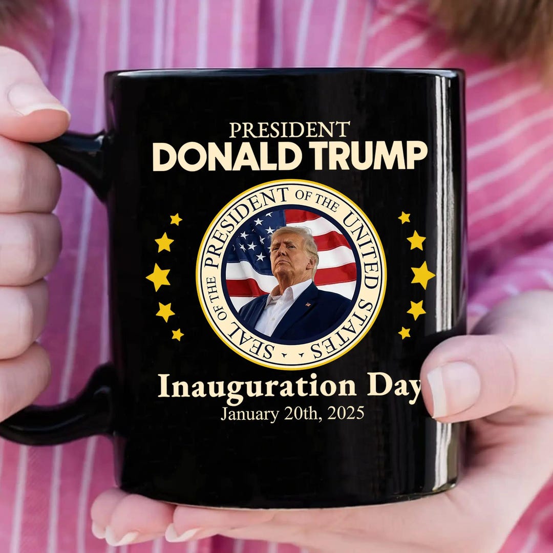 Donald Trump President 2025 USA Mug, Trump Make America Great Again Mug ...