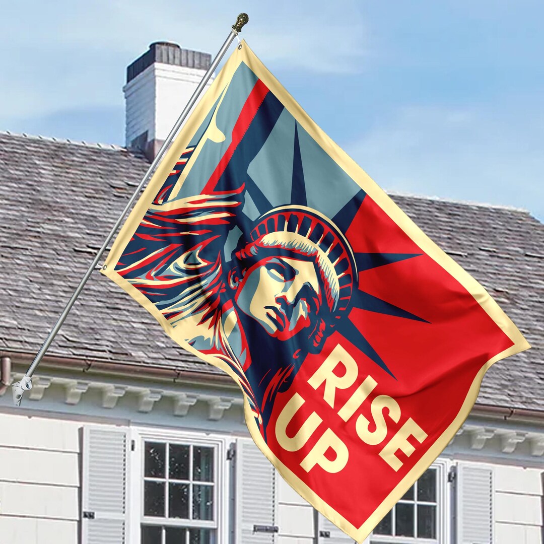 Protest House Flag, Anti Trump House Flag, Resistance Nope to Fascism ...