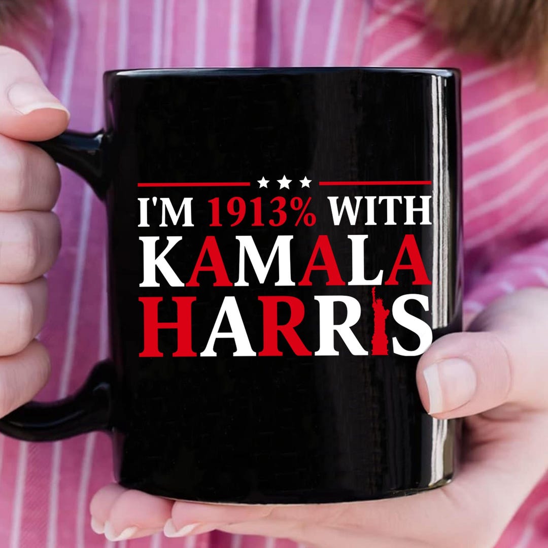 I'm With 1913% With Kamala Harris Mug, Kamala Harris Mug, President ...