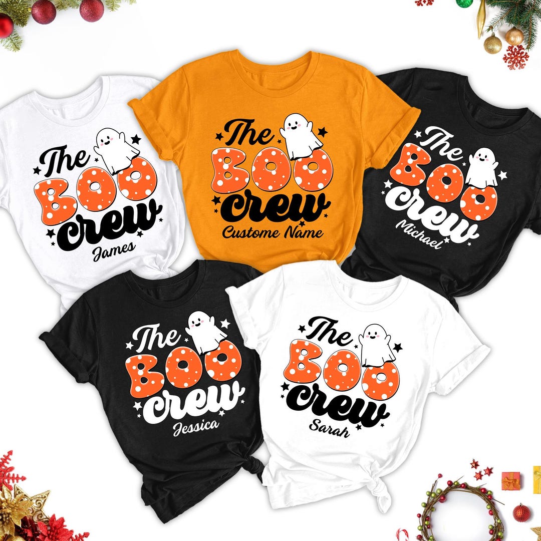 Personalized the Boo Crew Matching Shirt, Funny Boo Halloween Shirt ...