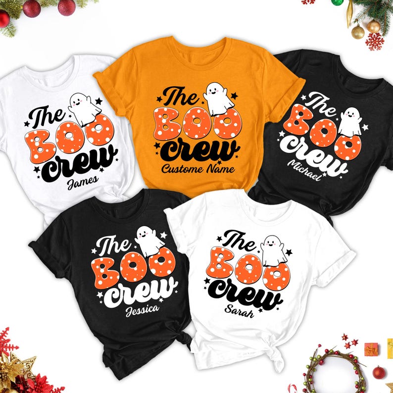 Personalized the Boo Crew Matching Shirt, Funny Boo Halloween Shirt ...