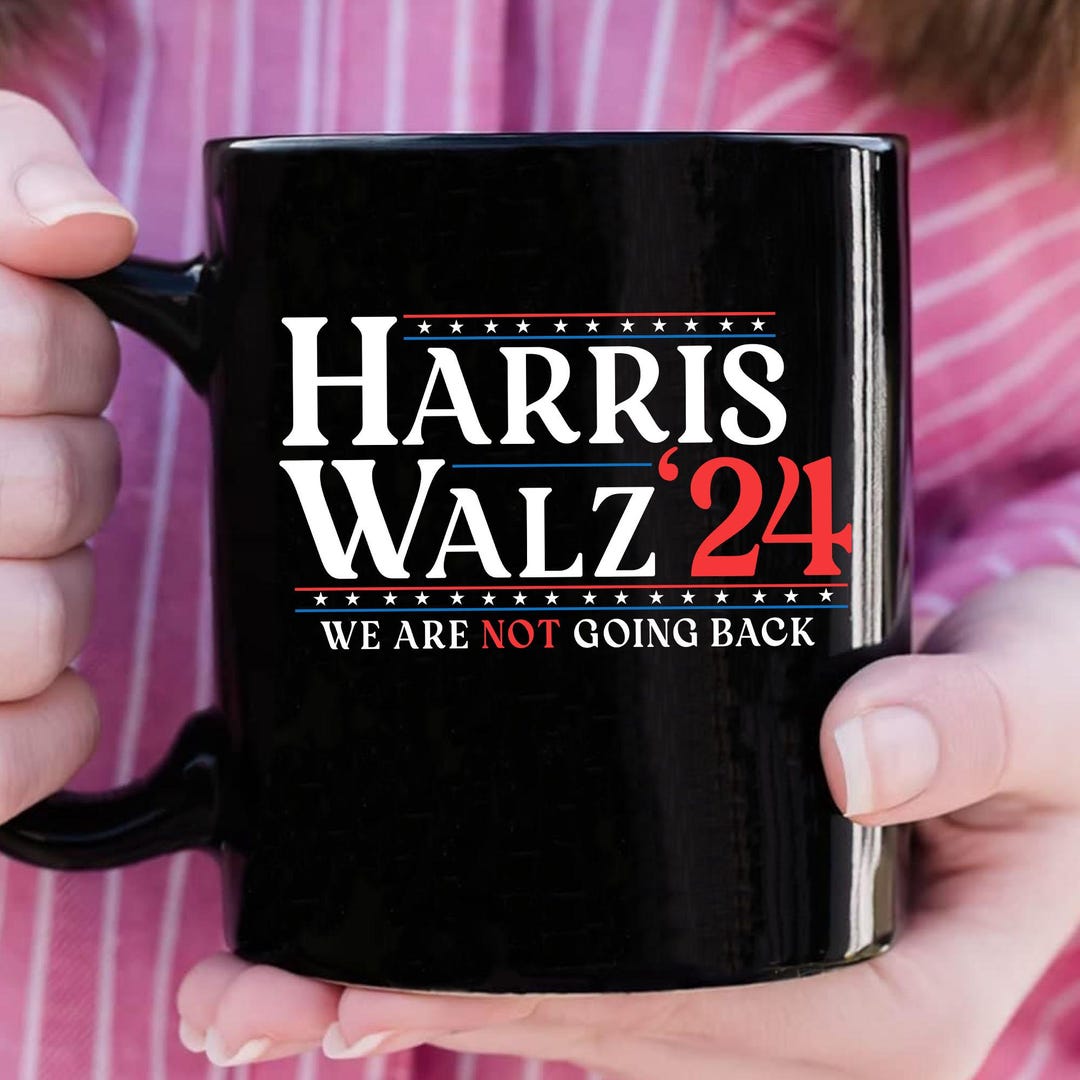 Kamala Harris and Tim Walz Election Mug, Harris Walz 2024 Mug, Democrat ...