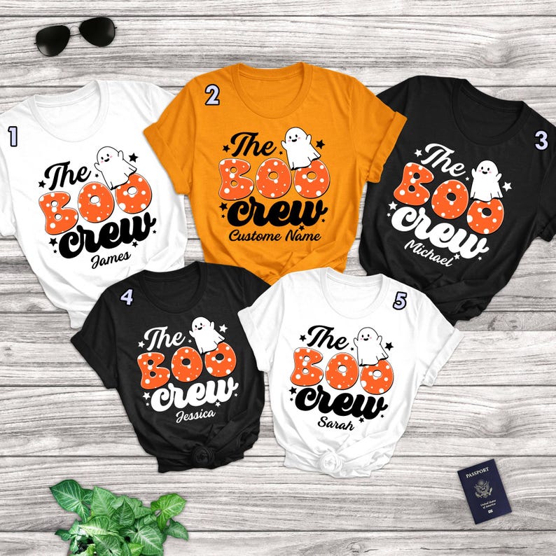 Personalized the Boo Crew Matching Shirt, Funny Boo Halloween Shirt ...
