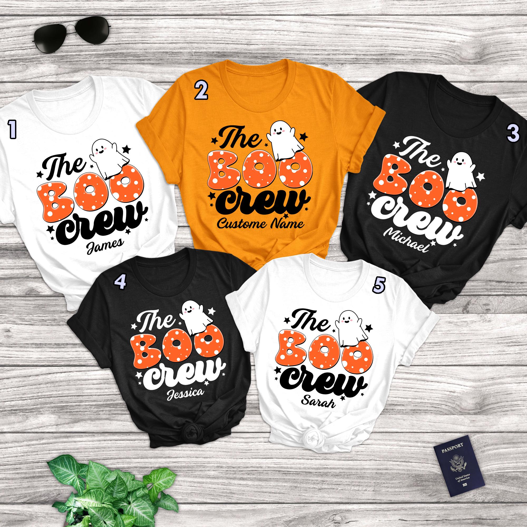 Personalized the Boo Crew Matching Shirt, Funny Boo Halloween Shirt ...