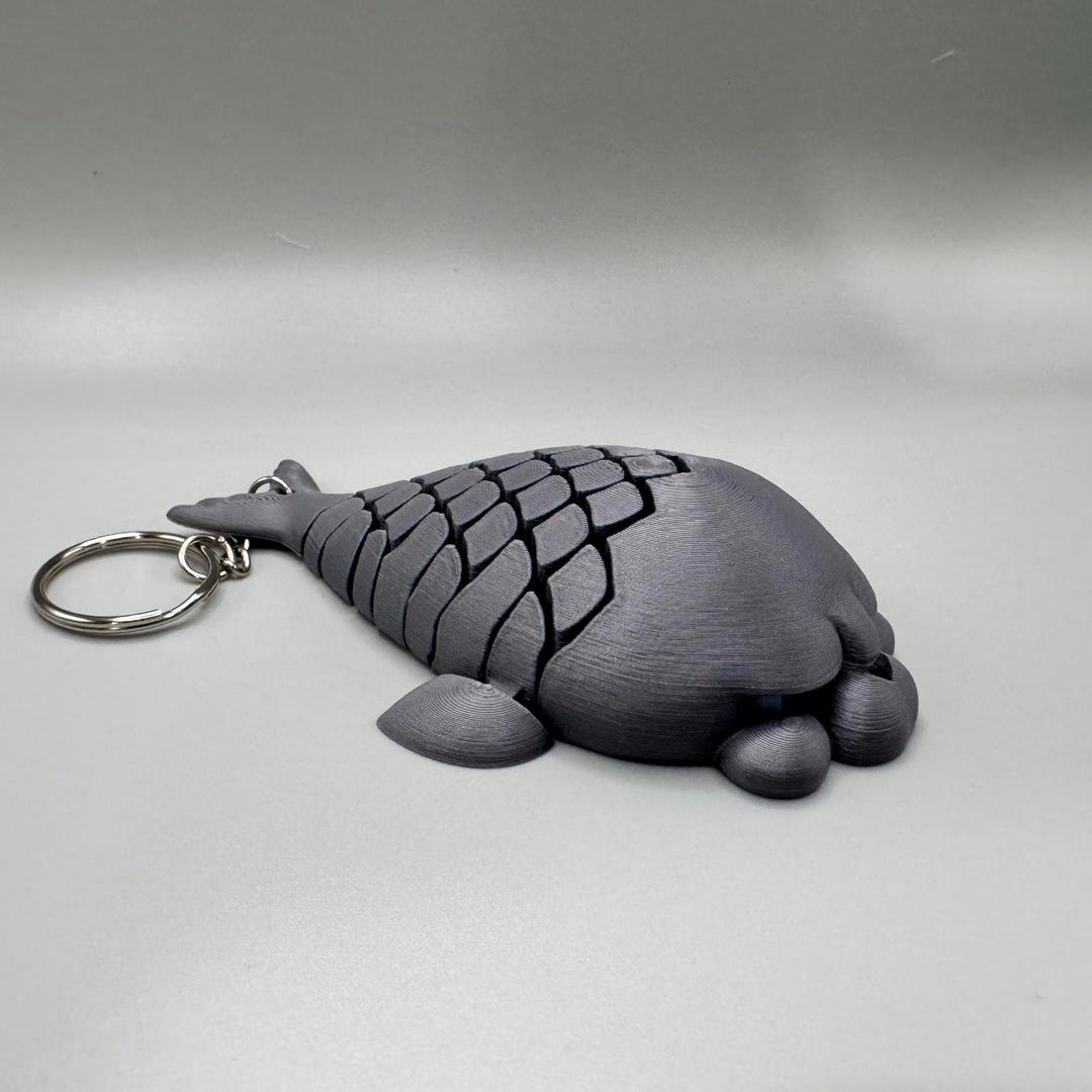Phil the Seal - 3D Printed Flexi Articulating Fidget Keychain Desk Toy ...