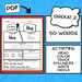 Sight Word Worksheets for Prek, Kindergarten, and 1st Grade Students ...