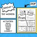 Sight Word Worksheets for Prek, Kindergarten, and 1st Grade Students ...