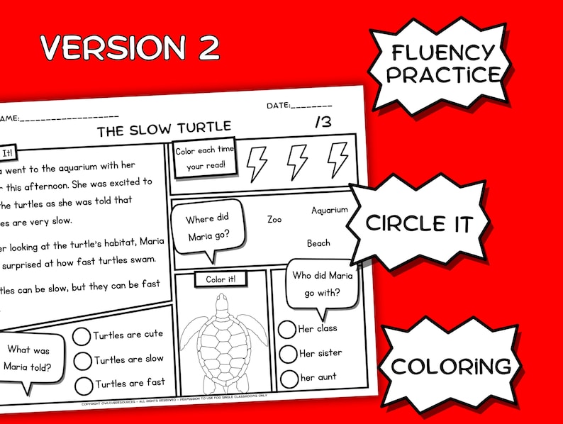 First Grade Reading Comprehension Worksheets for Spring Learning ...