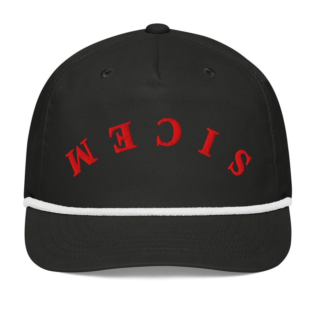 Sic'em UGA Rope Cap Trendy Upside Down Go Dawgs Sic Em UGA Football ...