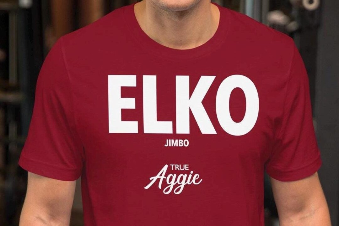 True Aggie Tee Big Elko Little Jimbo Elko Fixed Texas A&M Football ...