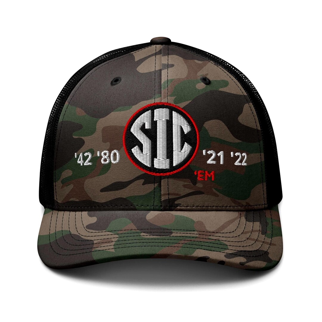 UGA Camouflage Trucker Hat National Championship Hunting Cap ...