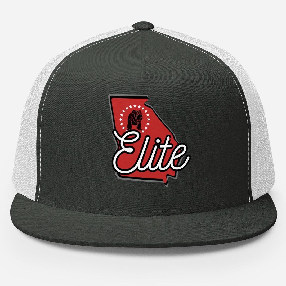 Georgia Elite Trucker Cap, Stylish & Simple UGA Football Hat, Gameday ...