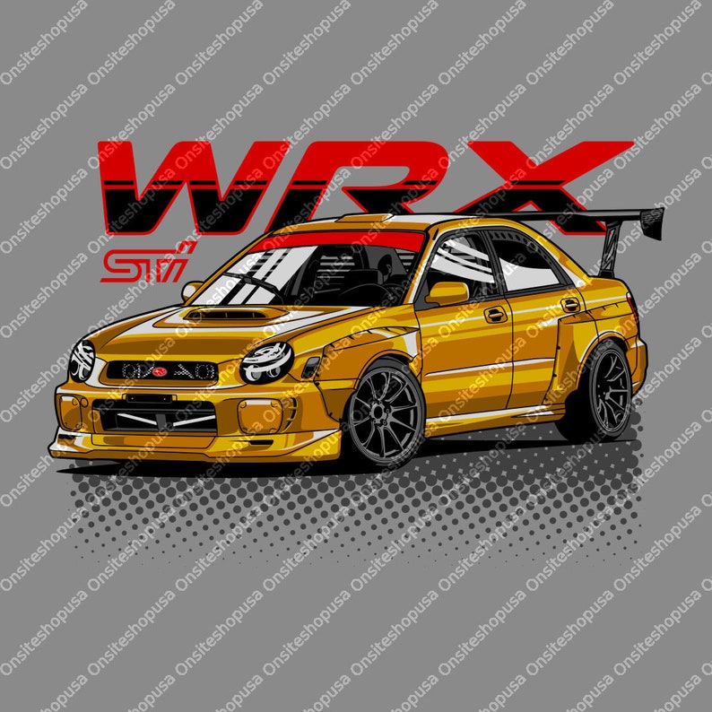 Jdm Car, Sports Car for Transfers, Turbo Car Ready-to-press Heat ...