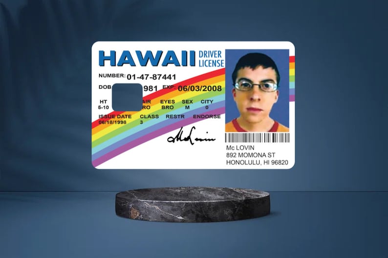 Mclovin Credit Card Vinyl - Etsy