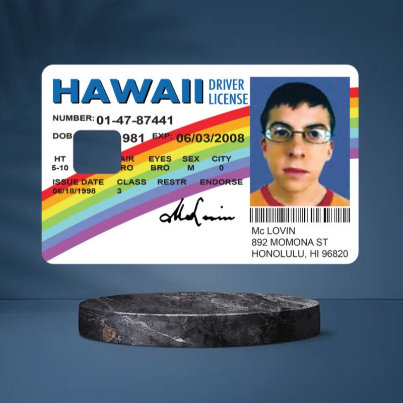 Mclovin id - Etsy México