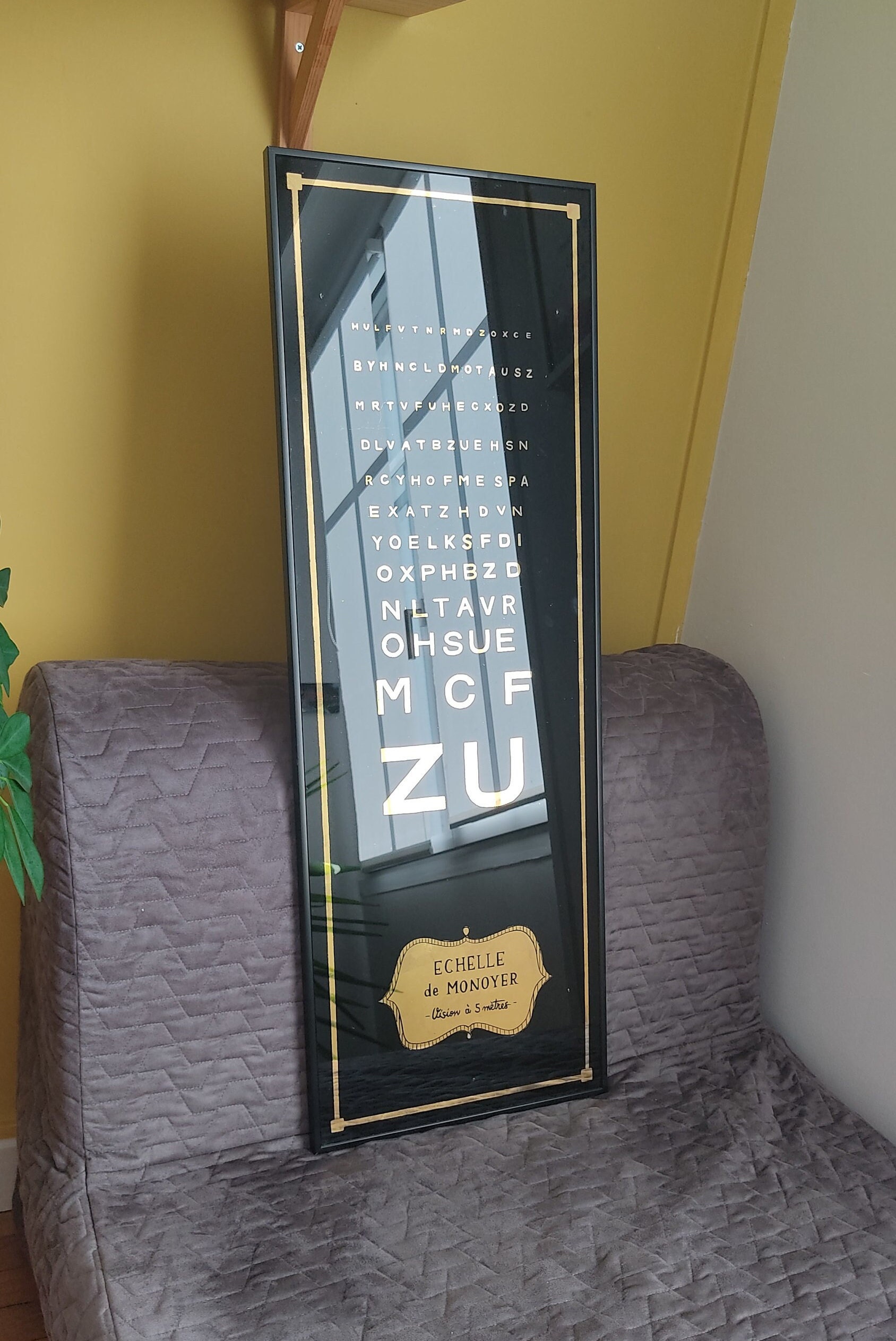 Monoyer Scale 23ct Gold Leaf - Etsy