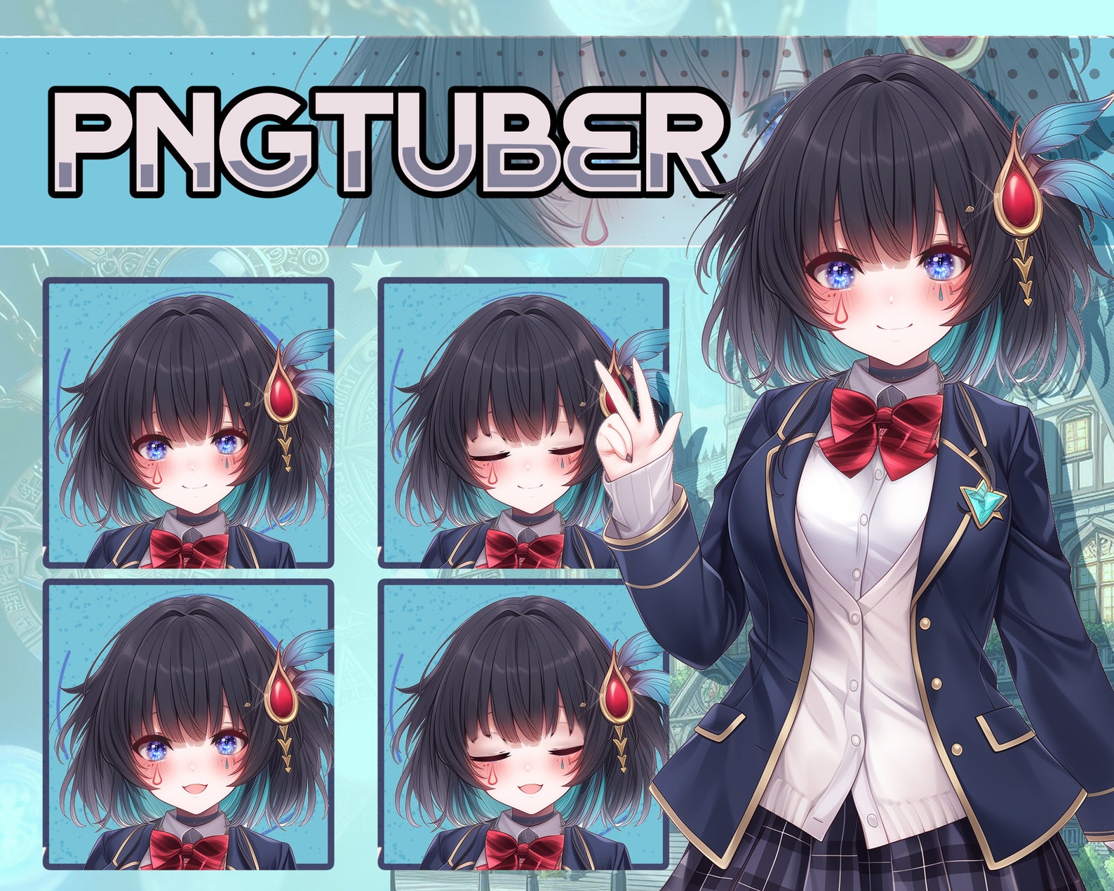 Pngtuber Custom Pngtuber Model Pngtuber Avatar Pngtuber Design Pngtuber ...