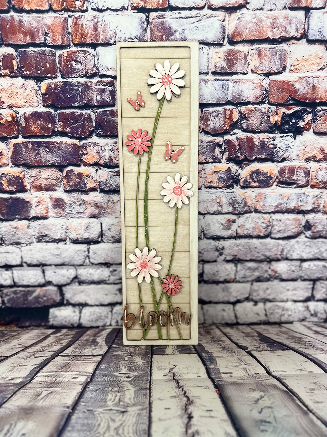 Spring "bloom" DIY Kit | Unfinished Wood Craft Blanks | Home Decor ...