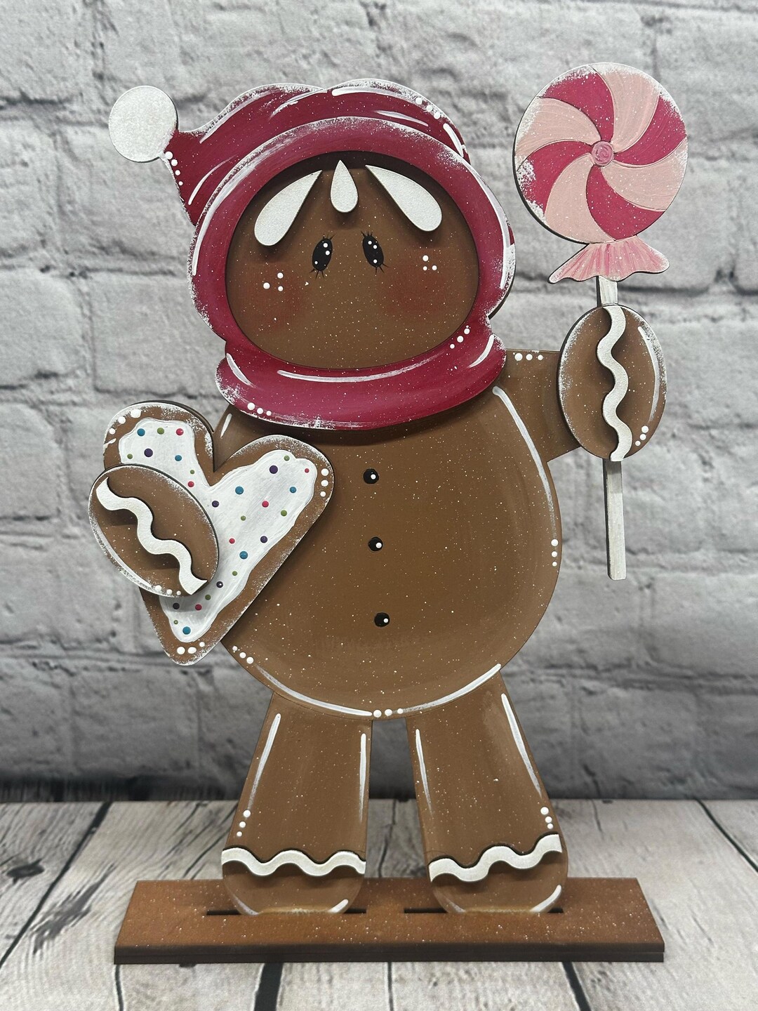 DIY Gingerbread Shelf Sitter | DIY Wood Crafts | Wood Blanks | Home ...