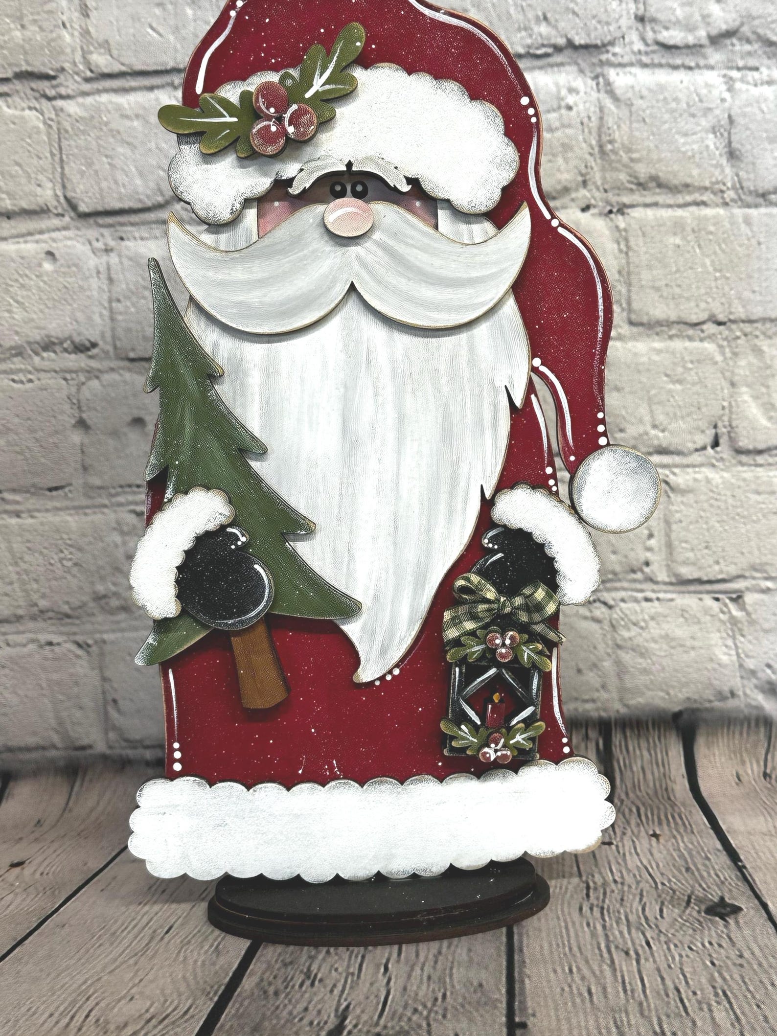 DIY Santa Shelf Sitter | Unfinished Wood Blank, Christmas Decor - Etsy